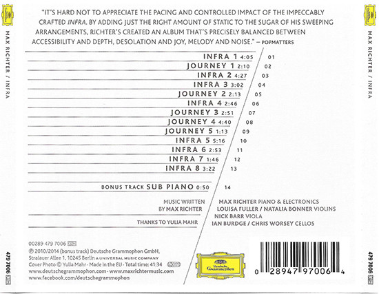 Infra - Max Richter : - original soundtrack buy it online at the ...